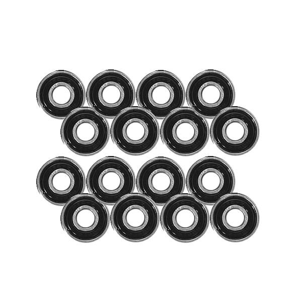 Websportsオリジナルのインラインスケート用ベアリング。ABEC 7/16個セット（4輪インライン1足分）ベアリングは、3・5・7と数字が大きくなるほど良く回ります。ABEC 7は一般的に良く回るベアリングです。※ウィールは別売ですの...