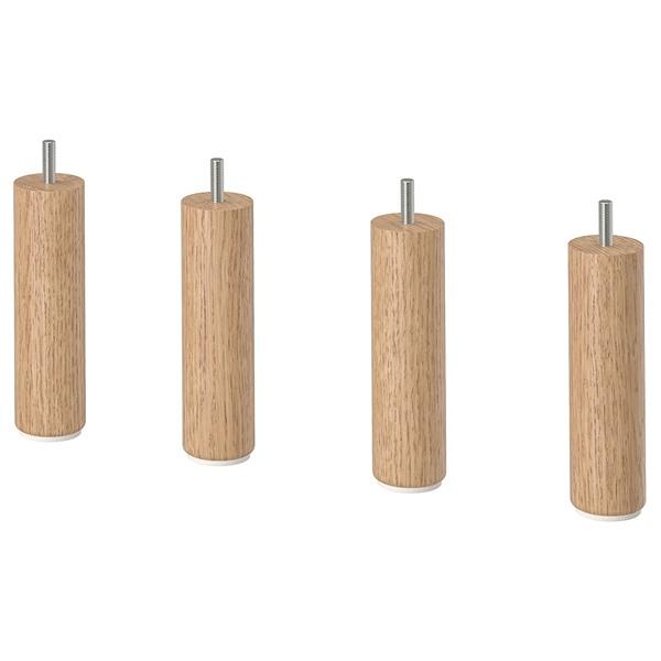 LANDSKRONA ランズクローナ 脚, 木製,高さ: 15 cm直径: 5 cmパッケージ個数: 4 ピース