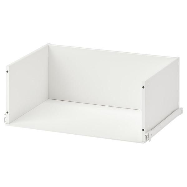 KONSTRUERA コンストゥルエラ 引き出し 前部なし, ホワイト,引き出し(内部)の奥行き: 38 cmフレームの奥行き: 40 cmフレームの幅: 60 cm高さ: 30 cm引き出し（内部）の幅: 52 cm引き出しから手を放すと...