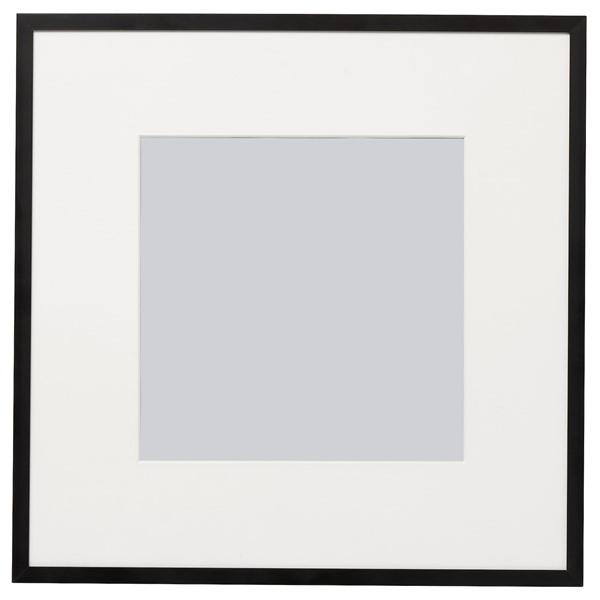 LOMVIKEN ロムヴィーケン フレーム, ブラック,台紙なしアートの幅: 32 cm台紙なしアートの高さ: 32 cm台紙付きアートの幅: 20 cm台紙付きアートの高さ: 20 cmピクチャー部分の幅: 19 cmピクチャー部分の高さ...