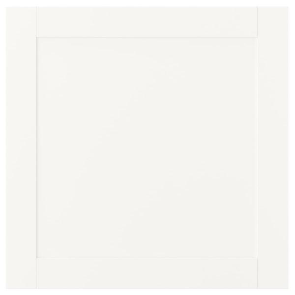 SANNIDAL サンニダール 扉, ホワイト,フレームの高さ: 60.0 cmフレームの幅: 60.0 cm厚さ: 1.6 cmPLATSA/プラッツァ 収納コンビネーションは扉や引き戸を付けて完成させましょう。統一感のあるルックスになり...