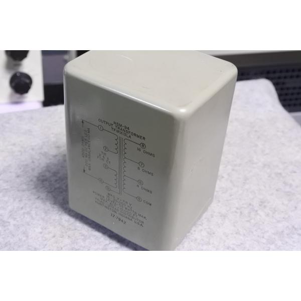 Triad社製真空管用出力トランス　最高級HSMシリーズの最大出力用　4.5kΩPP:4-8-16Ω　55W容量　10Hz〜30KHz　外形W108xD96xH140mm　重量4.9kg