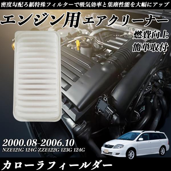 【適合車種】カローラフィールダー NZE121G 124G ZZE122G 123G 124G 2000.08-2006.10 純正互換品番  17801-22020【セット内容】【エンジン型式】1NZ-FE 1ZZ-FE 2ZZ-GE【フ...