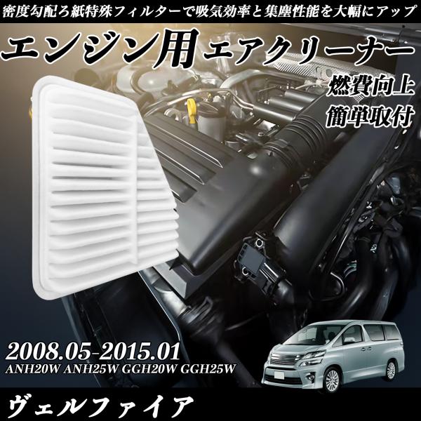 【発売日：2026年01月01日】【適合車種】ヴェルファイア ANH20W ANH25W GGH20W GGH25W 2008.05-2015.01 純正互換品番  17801-31120【セット内容】【エンジン型式】2AZ-FE 2GR-...