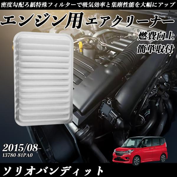 【適合車種】ソリオバンディット ソリオバンディット 2015/08- 純正互換品番  13780-81PA0【セット内容】【エンジン型式】K12C-PB05A【フィルタータイプ】【対応車種】MA36S MA37S MA47S【注意事項】※ ...