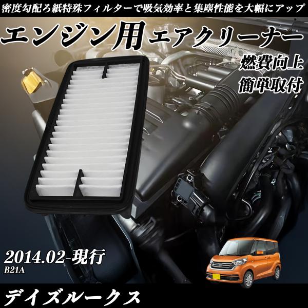 【適合車種】デイズルークス B21A 2014.02-現行 純正互換品番  16546-6A00B【セット内容】【エンジン型式】3B20【フィルタータイプ】　乾式特殊繊維(LM)【適合品名】SN-232B【対応車種】B21A【注意事項】※ ...