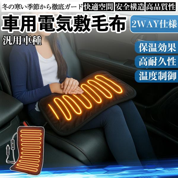 【適合車種】汎用車種【セット内容】電気毛布×1【12V車対応・簡単操作】12V車、SUV、トラック、RVに対応。シガーソケットに差すだけで使用可能。コントローラーは取り外して洗濯できます。【コンパクトサイズ】背中・肩・腹部・脚などに使いやす...
