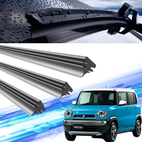 【適合車種】ハスラー【対応型式】MR31S MR41S【対応年式】H26.1~H27.11(2014.1~2015.11)【追加情報】【注意事項】※当製品は互換品の専用ワイパーゴムで、大手ワイパーメーカーも採用するグラファイト配合商品です。...