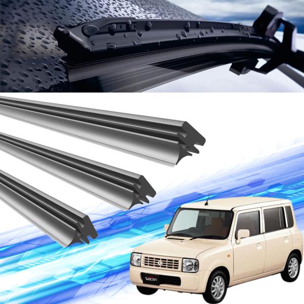 【適合車種】ラパン【対応型式】HE21S【対応年式】H14.1~H20.10(2002.1~2007.10)【追加情報】【注意事項】※当製品は互換品の専用ワイパーゴムで、大手ワイパーメーカーも採用するグラファイト配合商品です。※替えゴムのみ...