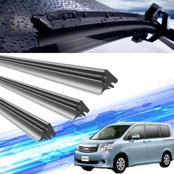 【適合車種】ヴォクシー ノア 60系【対応型式】AZR60G AZR65G【対応年式】H13.11~H19.5(2001.11~2007.5)※車種 型番 年式 統一しない場合は使用できません【注意事項】※当製品は互換品の専用ワイパーゴムで...