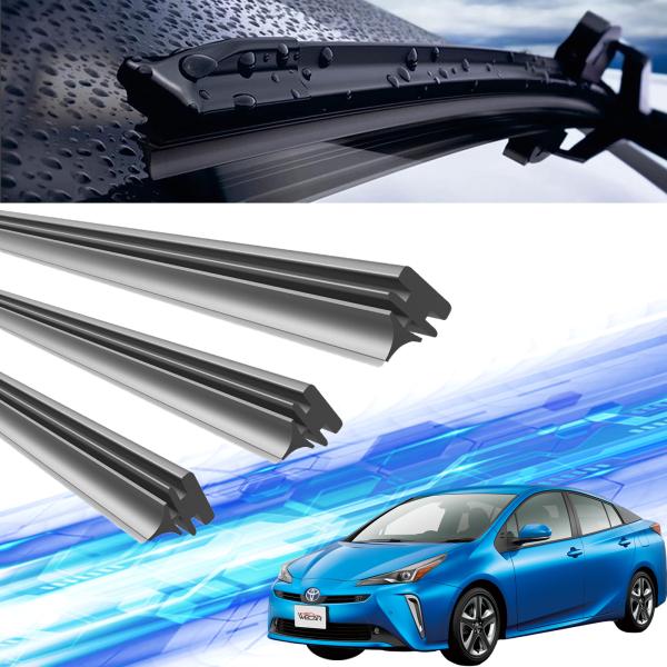 【適合車種】プリウス PHV【対応型式】ZVW35【対応年式】H24.1~H28.5(2012.1~2016.5)※車種 型番 年式 統一しない場合は使用できません【注意事項】※当製品は互換品の専用ワイパーゴムで、大手ワイパーメーカーも採用...