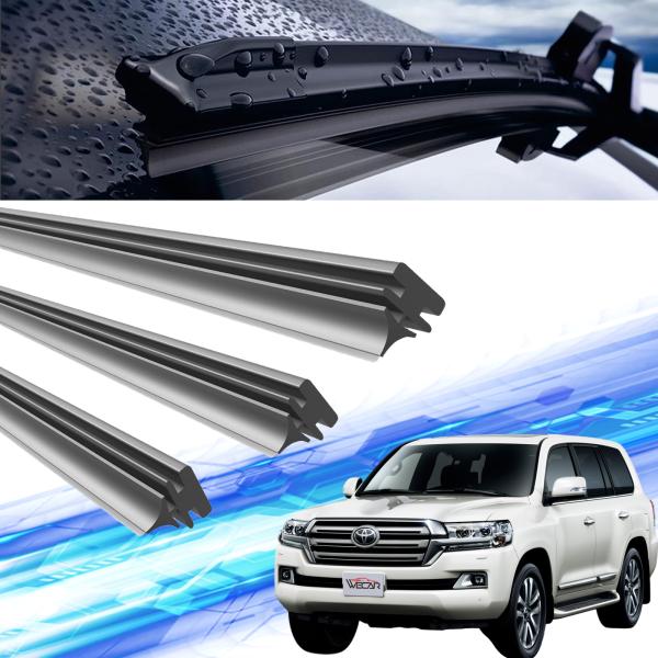 【適合車種】ランドクルーザ 200系【対応型式】UZJ200W URJ202W【対応年式】H19.9〜R3.7(2007.9〜2021.7)※車種 型番 年式 統一しない場合は使用できません※リヤワイパーは年式によって形状が異なるため2本発...