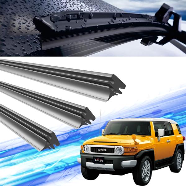 【適合車種】FJクルーザー【対応型式】GSJ15W【対応年式】H22.11〜H30(2010.11〜2018)※車種 型番 年式 統一しない場合は使用できません【注意事項】※当製品は互換品の専用ワイパーゴムで、大手ワイパーメーカーも採用する...