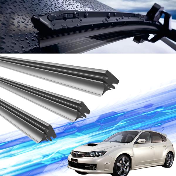 【適合車種】インプレッサ 5ドア【対応型式】GH2 GH3 GH6 GH7 GH8 【対応年式】H21.9~H23.11(2009.9~2019.11)【注意事項】※当製品は互換品の専用ワイパーゴムで、大手ワイパーメーカーも採用するグラファ...