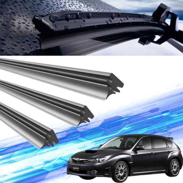 【適合車種】インプレッサ WRX STI【対応型式】GRB GRF 【対応年式】H19.10~H26.7(2007.10~2014.7)【注意事項】※当製品は互換品の専用ワイパーゴムで、大手ワイパーメーカーも採用するグラファイト配合商品です...
