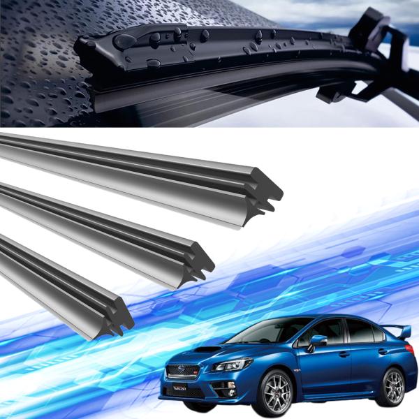 【適合車種】インプレッサ WRX STI【対応型式】GVB GVF【対応年式】H22.7~H26.7(2010.7~2014.7)【注意事項】※当製品は互換品の専用ワイパーゴムで、大手ワイパーメーカーも採用するグラファイト配合商品です。※替...