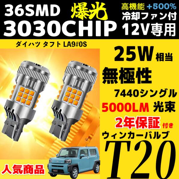 【適合】（リアウインカー対応） ダイハツ タフト LA9#0S R2.6 〜                                                                 【詳細仕様】車検対応オレンジ・アン...