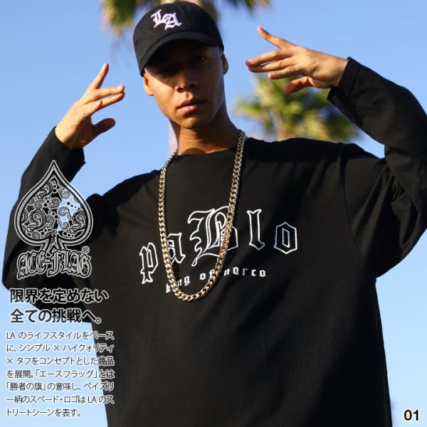 バイヤー推薦！2023年秋冬新作最新のHIPHOP &amp; ブラックカルチャーを発信している、ストリート系ブランドのACEFLAGからおしゃれなロンTが入荷！コロンビアの麻薬王として、その名前を世界に轟かせたPablo Escobar ...