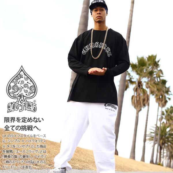 バイヤー推薦！2025年春新作最新のHIPHOPカルチャーを発信する、ストリート系ブランドのACEFLAGから、おしゃれなセットアップが入荷！伝統的なオールド文字のThug LifeをドロップしたロンTとComptonをドロップしたスウェッ...