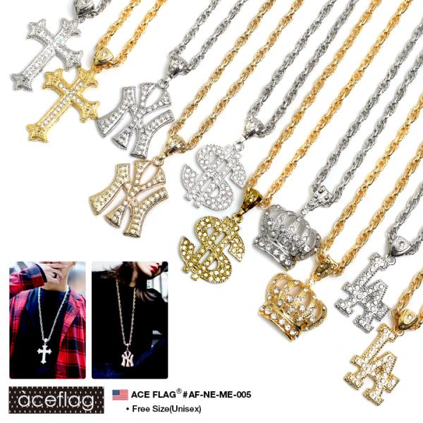 ■品番:AF-NE-ME-005411やWOOFIN'掲載商品で人気爆発のLA発ストリート系ブランド「ACEFLAG/エースフラッグ」からコストパフォーマンスが高いゴールド・シルバーネックレスが新登場。素材は高品質電気メッキ加工を施したメタ...