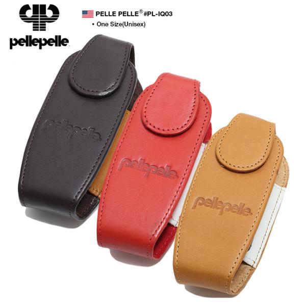 ■品番:PL-IQ03■商品説明：デトロイト発ストリートブランド「PELLEPELLE」からオシャレなアイコスケースが入荷！素材はレザーブランドならではの上質な本革レザー生地。本体裏側のクリップホルダーでベルト等にも装着可能。回転式なので角...