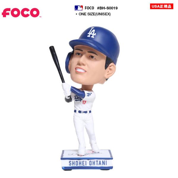 バイヤー推薦！大谷翔平公式アイテムメジャーリーグベースボール（MLB）の選手をモチーフにしたボブルヘッド人形を製造するメーカーのFOCO/フォコから、おしゃれな首振り人形が入荷！本商品は、バッター・投手の二刀流で活躍している大谷翔平選手や投...