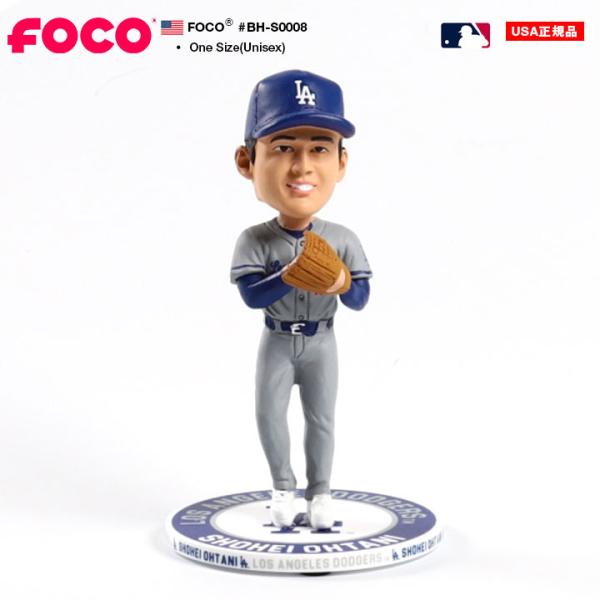 バイヤー推薦！大谷翔平公式アイテムメジャーリーグベースボール（MLB）の選手をモチーフにしたボブルヘッド人形を製造するメーカーのFOCO/フォコから、おしゃれな首振り人形が入荷！本商品は、バッター・投手の二刀流で活躍している大谷翔平選手や投...