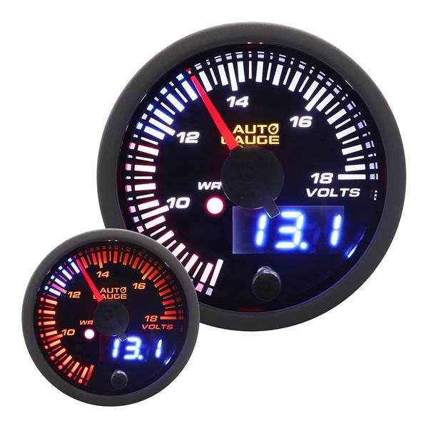 52mmサイズのAUTOGAUGE 599シリーズの電圧計は、車両の電圧状態を正確に把握できる高精度モデルです。25LEDを備えたダイヤルは優れた視認性を実現し、スモークレンズとホワイト＆アンバーLEDの組み合わせにより、昼夜問わず鮮明な表...