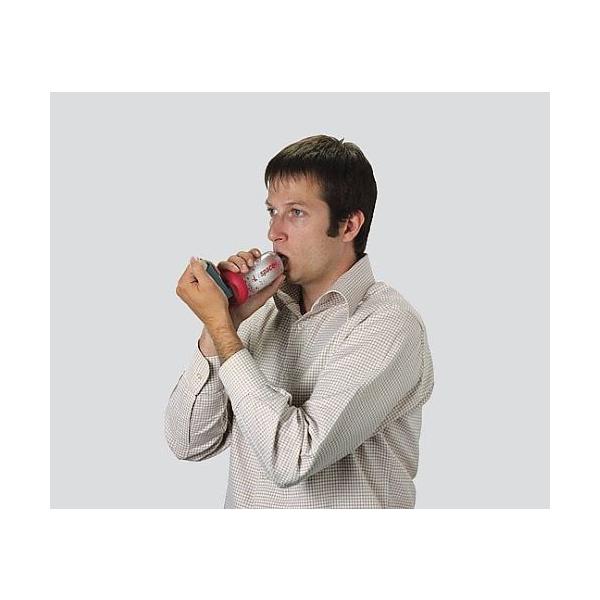 【特長】●すべてのMDI（定量噴霧吸入）製剤に対応しています。●4つの空気取り込み口から螺旋気流を発生させる事で、吸気流量の少ない方でも吸入が可能です。●呼気・吸気の2つのバルブが付いていますので、スペーサー内の薬剤を効率よく安心して吸入で...