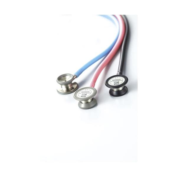 【特長】●ダイヤフラムは圧力を感知する構造ですので、高周波から低周波まで聴診が可能です。●ダイヤフラムリングとベルリングには患者にひんやり感を与えないノンチル樹脂を採用。●耳にやさしいソフトイヤーチップ（大）を標準装備。【仕様】●品番：CK...