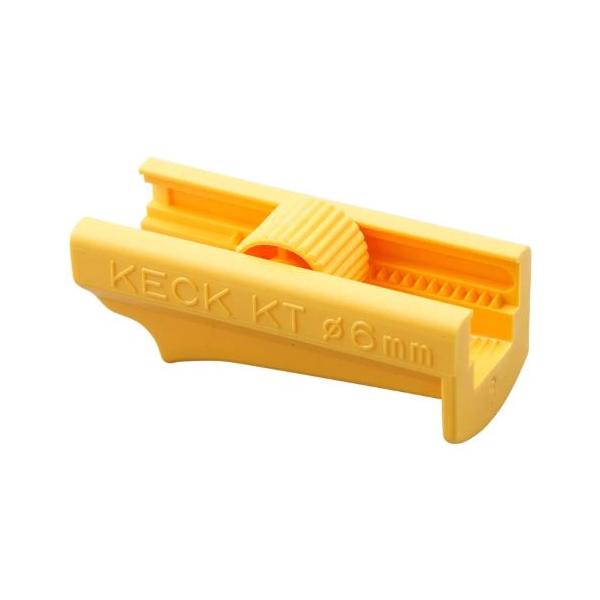 【特長】●ゴム管・ビニール管などの流量調節用クランプです。●耐久性・耐薬品性に優れています。●親指操作で、締めたりゆるめたりできます。●特殊構造で流量変化を抑えています。【仕様】●型番：KT-6●色：イエロー●適合チューブ外径（φmm）：〜...