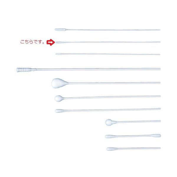 【特長】●長繊維の綿を巻き付けてありますので、リントが出にくく抜け落ちません。●EOG滅菌済。●片綿です。【品番】1P1502【サイズ(綿径)】φ2.5mm【サイズ(全長)】148mm【入数】1本×400袋広告文責：株式会社メディカルセンス...