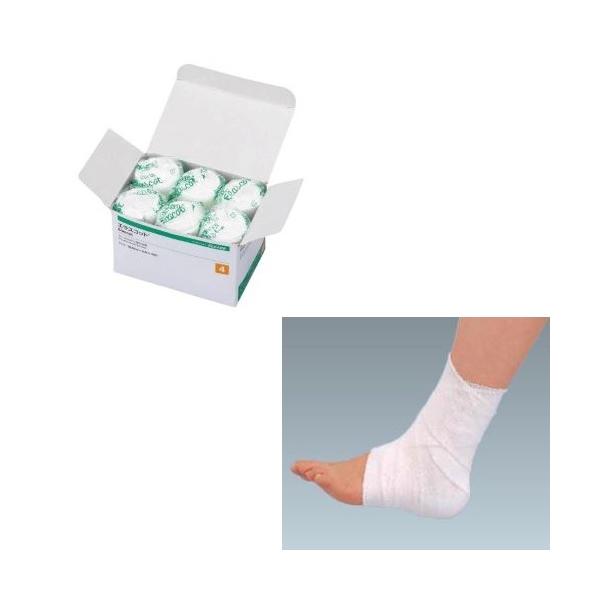 【特長】●綿100%で肌触りがよく、吸湿性に優れています。●独自の強撚加工を施した綿糸が優れた弾力性を発揮します。【仕様】●品番：11623●規格：4号●サイズ(幅×伸長)：10.0cm×4.5m●入数：6巻メーカー名：アルケア株式会社広告...