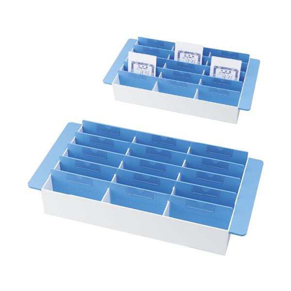 【特長】●与薬カートにセットできない薬を薬袋単位で15人分管理できます。●トレーと中枠は取り外し可能で、ラクにお手入れができます。【仕様】●品番：MY-8017●規格：15人用●サイズ：W542×D271×H106mm●1コマ寸法：W150...