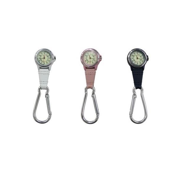 【特長】●業務の必需品ナースウォッチをお求めやすい価格で!●カラビナフック式なので付ける場所を選びません。【仕様】●カラー：ホワイト・ピンク・ネイビー●サイズ(約)：W33×D9.2×H114mm(フック部分含む)●重量：約24g ●材質：...