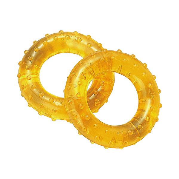 【特長】●指先の関節・握る・つまむのトレーニングに適しています。●手全体でギュッと握ったり、親指＋指1本の2本でつなひきをしてトレーニングができます。☆手のひらサイズの握りやすいグリップ☆イボイボが気持ちいい☆2個入り【仕様】●直径（mm）...