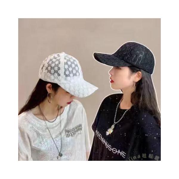 レース帽 キャップ  帽子 レディース レース 日よけ 折りたたみ UVカット ぼうし 日焼け防止 小顔効果 レディース ruyi01カラーブラック ホワイトサイズF頭周り：約54-60cm （サイズ調節可能）素材コットン、ポリエステルご注...