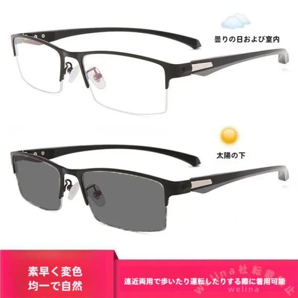 商品仕様 レンズ素材 フレーム素材：金属重量：約21.4g 適用対象：メンズサイズ：写真にご参考特徴：ブルーライトカット、変色レンズ ※レンズの濃度(変色)にかかわらず、紫外線をほぼ100%カットし、有害な光線からしっかり目を守ります。※使...