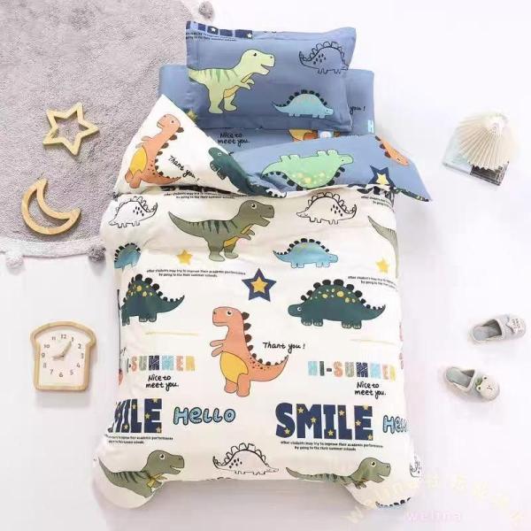 お昼寝布団セット 綿100％ 布団カバー 枕カバー コットン 恐竜 保育園 お昼寝布団 7点セット 敷布団 洗える カバー お昼寝ふとん 布団 ふとん