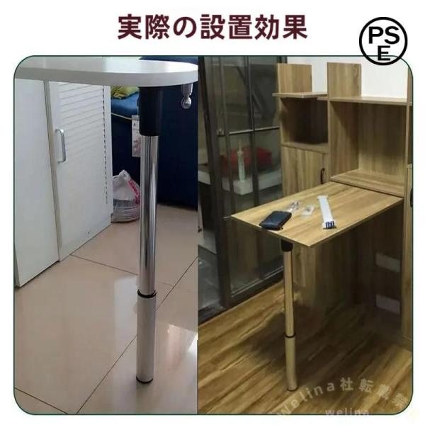 調整可能なアルミニウム合金サポート脚、折りたたみ式テーブル脚、リフトバー脚、目に見えない多機能折りたたみ伸縮脚（510?710MM / 710?910MM）