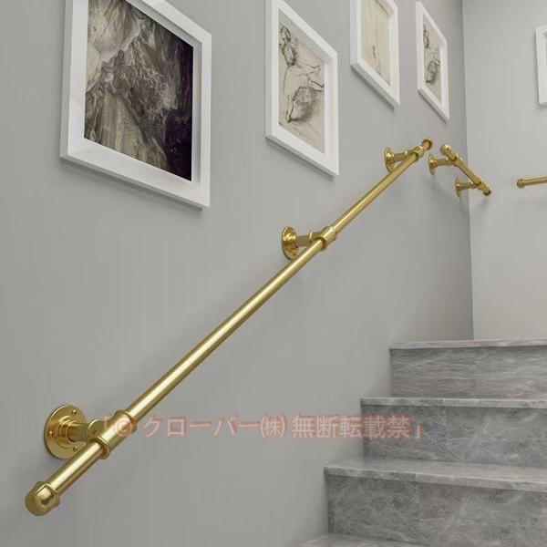 玄関台 暫定手すりキットピケット 手摺上がりション 階段の手すりのバニズムレールサポートキット、屋外のグラブレール、金。80cm 90cm 100cm 120cm 150cm 180cm