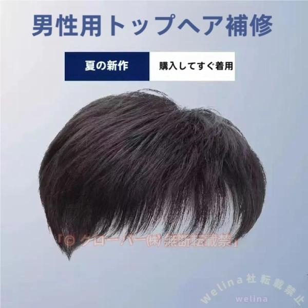 ウィッグ 男性用 かつら 人毛ウィッグ 中年 自然黒 ブラック 日常用 かつら 人毛かつら メンズヘア ショート お父さん プレゼント素材：人毛カラー：自然黒イナ【注意事項】※寸法は手測りなので若干誤差がございますが、ご了承くださいませ。※...