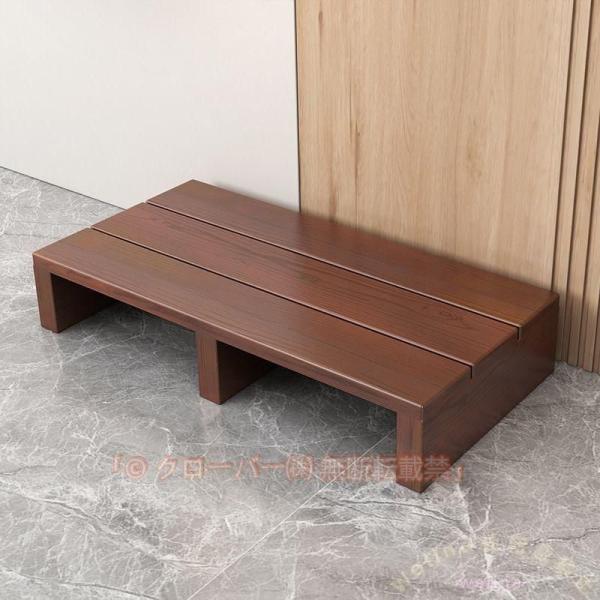 玄関台木製 玄関踏み台 ステップ段差 幅60/80cm ステップ 補助台 おしゃれ 靴収納 滑り止めマット 耐荷重200kg キッチンやバルコニーに最適 完成品