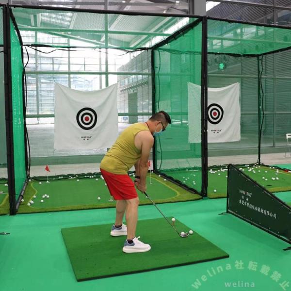 ?多機能練習ケージ: この完全に自己完結型の3x 3x 3 Mゴルフケージは、ポータブル機能によりどこでも練習を容易にするように設計されています。?高度なネット：各自立型ゴルフケージには結び目のない麻ひもネットが装備されており、高速ゴルフボ...