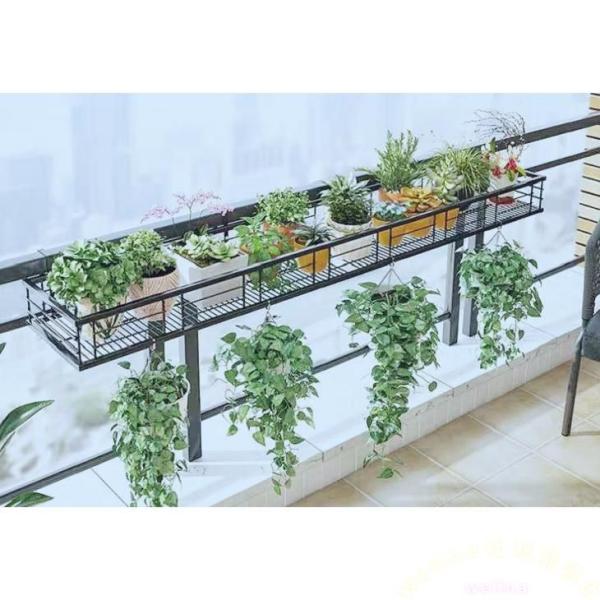?プレミアム素材---鉄製の植木鉢ラックは、高温処理が施され、防錆性、耐久性があり、全天候型の屋外での使用に適しています。厚い素材と機械的なデザインは、強い耐久性を提供します。底部はガイドレールで補強されており、安定性と均一な強度を高めてい...