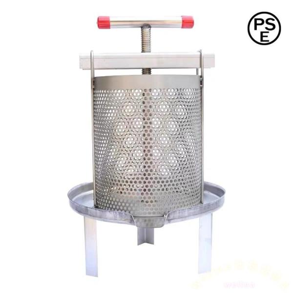 蜜を絞り器 ジューサーしぼり器 圧縮製蝋器 蜂蜜分離器 蜂蜜 圧搾機 蜜 絞り 機 養蜂器具 手動 蜂蜜ワックスプレス機蜂 業務用 家庭用 ステンレス鋼 砂糖をたた