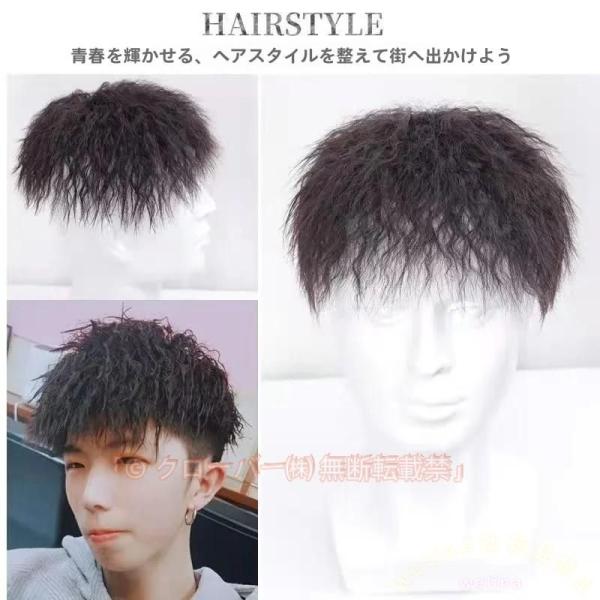 【品名】：メンズウィッグ【カラー 】：全2色【サイズ】：F【素材】：耐熱性ファイバー【産地】：中国検索ワード：ウィッグ ロング ショート　フルウィッグ 部分ウィッグ　つけ毛　グラデーション ウイッグ カール ウェーブ 自然 セミロングウィッ...