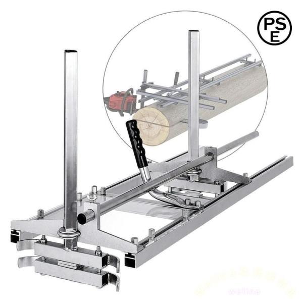 ポータブル 移動製材機 チェーンソー 補助ツール アルミニウム材質 長さ・高さ調節可能 サイズ14"~36" 木材切断 組み立て式 プランニング材木の切削 木工ツール