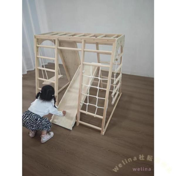 新品登場!!ジャングルジム！WF305814製品情報本体サイズ：●展開：幅128×奥行112×高さ121cm●梱包：幅120×奥行48×高さ24cm重量●本体重量：約32kg●梱包重量：33.4kg備考●対象年齢：2歳から?●カラー：ナチュ...