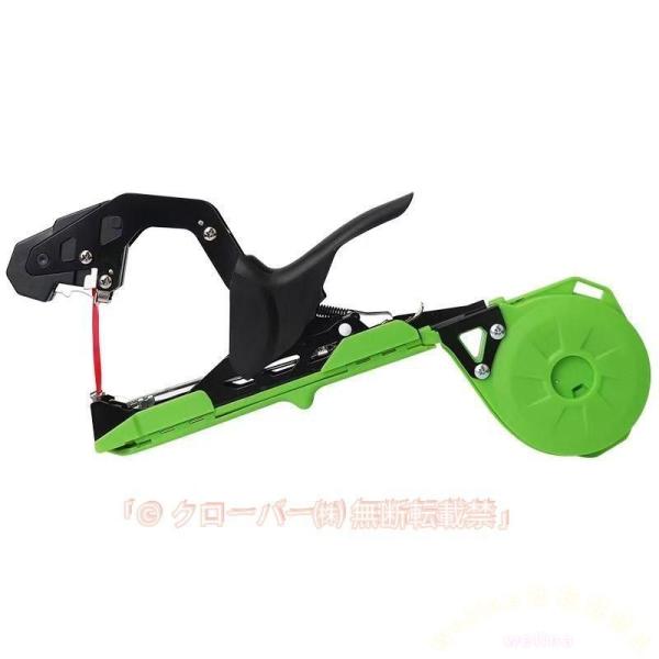 【2024新登場植物結束機】つるを支柱や番線に、テープを回して片手でホッチキスどめする機械。きゅうりやトマト、ぶどうなど誘引する為のものです。今までは、ワラやヒモでしていた方も多いと思いますが、こちらを使えば、かなり楽に誘引が出来ます。【効...